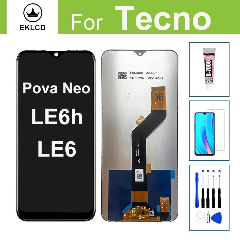 For Tecno Pova Neo LE6 LE6h LCD Display Touch Screen Digitizer Assembly ...