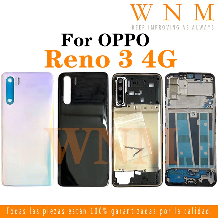 Back Battery Cover Housing For OPPO Reno 3 4G CPH2043 LCD Front Housing ...