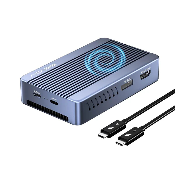 ACASIS Thunderbolt4 Enclosure Docking Station M.2 NVME SSD Hard Disk ...