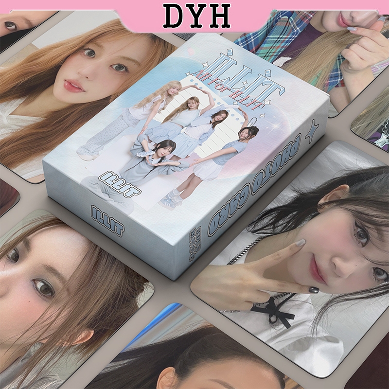 50pcs/box ILLIT Laser Card YUNAH WONHEE Photocards LOMO Card KPOP Album ...