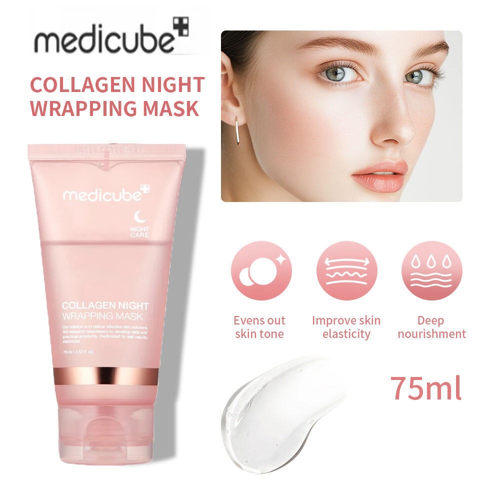 Medicube Collagen Night Wrapping Mask 75ml High Moisturizing Firmness ...