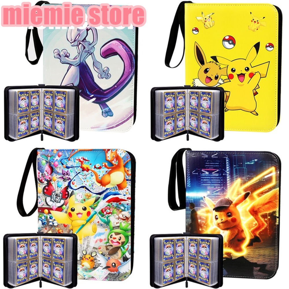 400pcs Album Holder Toys Anime Pokemon Card Collections Mewtwo ...