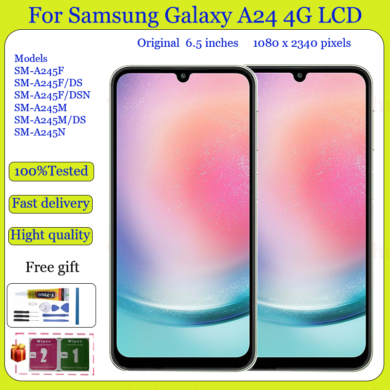 OEM AMOLED For Samsung Galaxy A24 4G LCD Display Touch Screen With ...