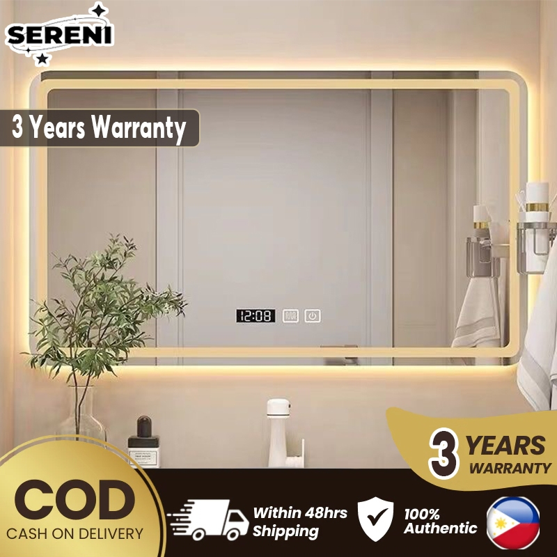 Bathroom LED Mirror With Light Decoration Wall Mounted Intelligent ...