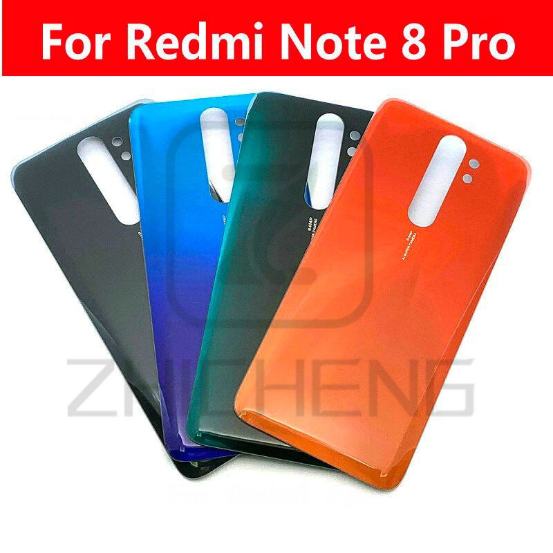 For Xiaomi Redmi Note 8 Pro Battery Back Cover 3D Glass Panel For Redmi ...