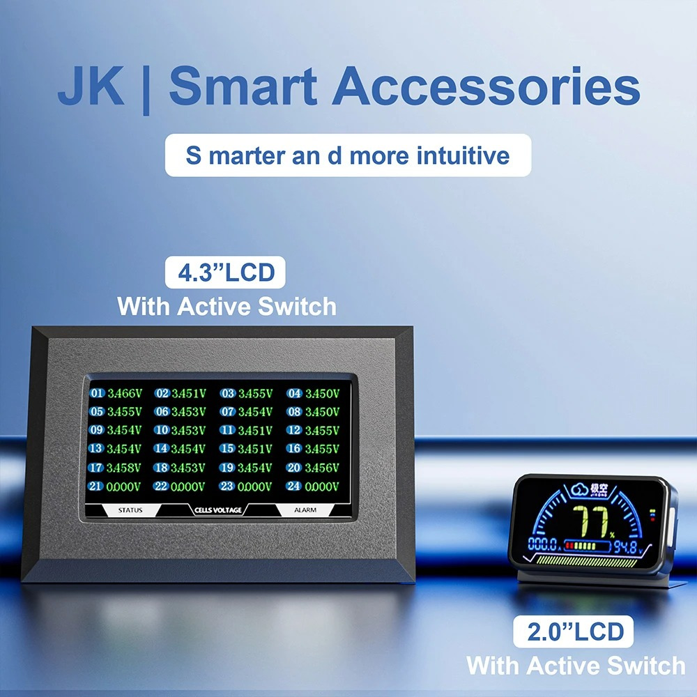 JIKONG BMS JKBMS Accessory RS485 CAN Connect Cables 2 inch 4.3 inch LCD ...