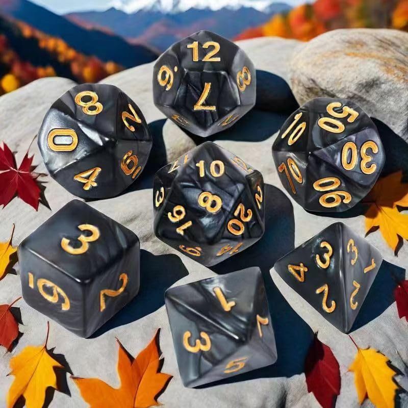 DND Polyhedron Dice Set for D&D RPG MTG Roleplaying Tabletop Game RPG ...