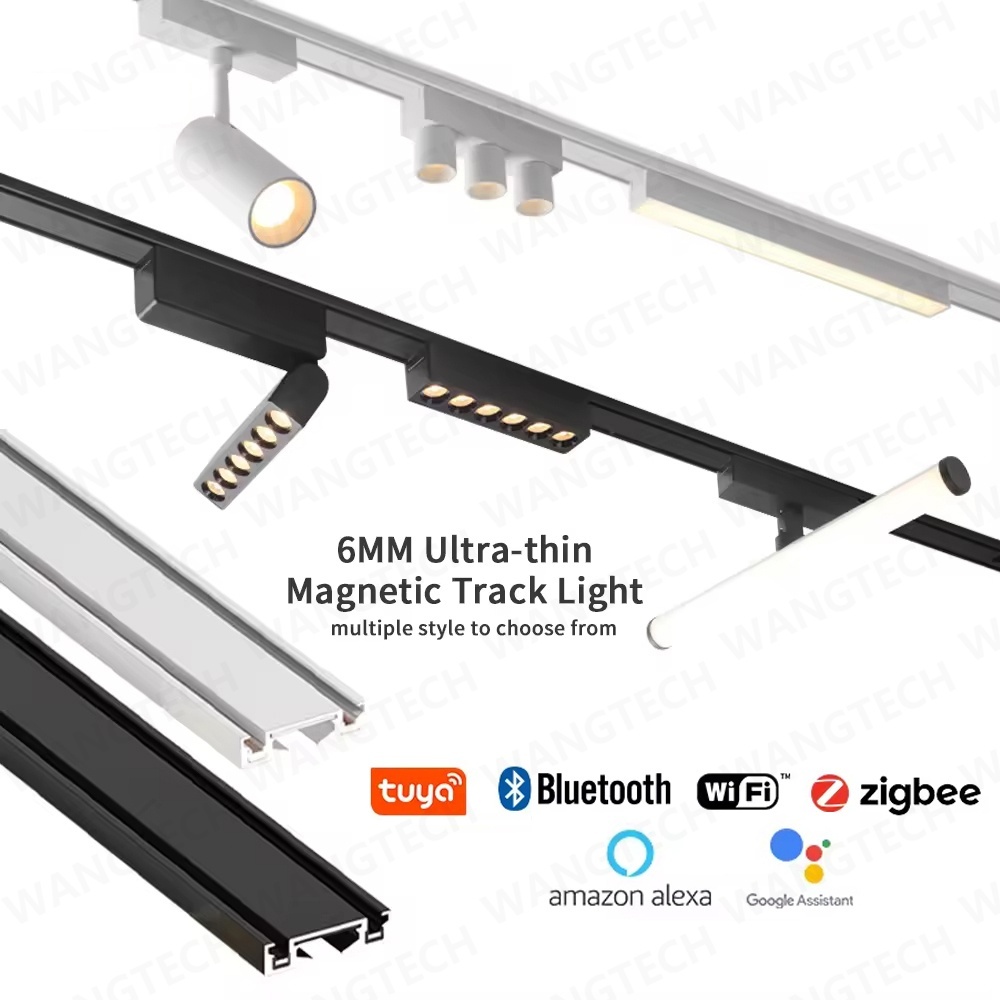 MT26 Smart Magnetic Track Light Aluminium Surface-Mount Tuya Zigbee LED ...
