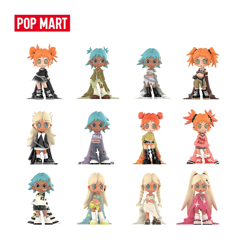 POP MART Lil Peach Riot Loading! Series Figures Blind Box Action Toys Figure Birthday Gift Kid ...