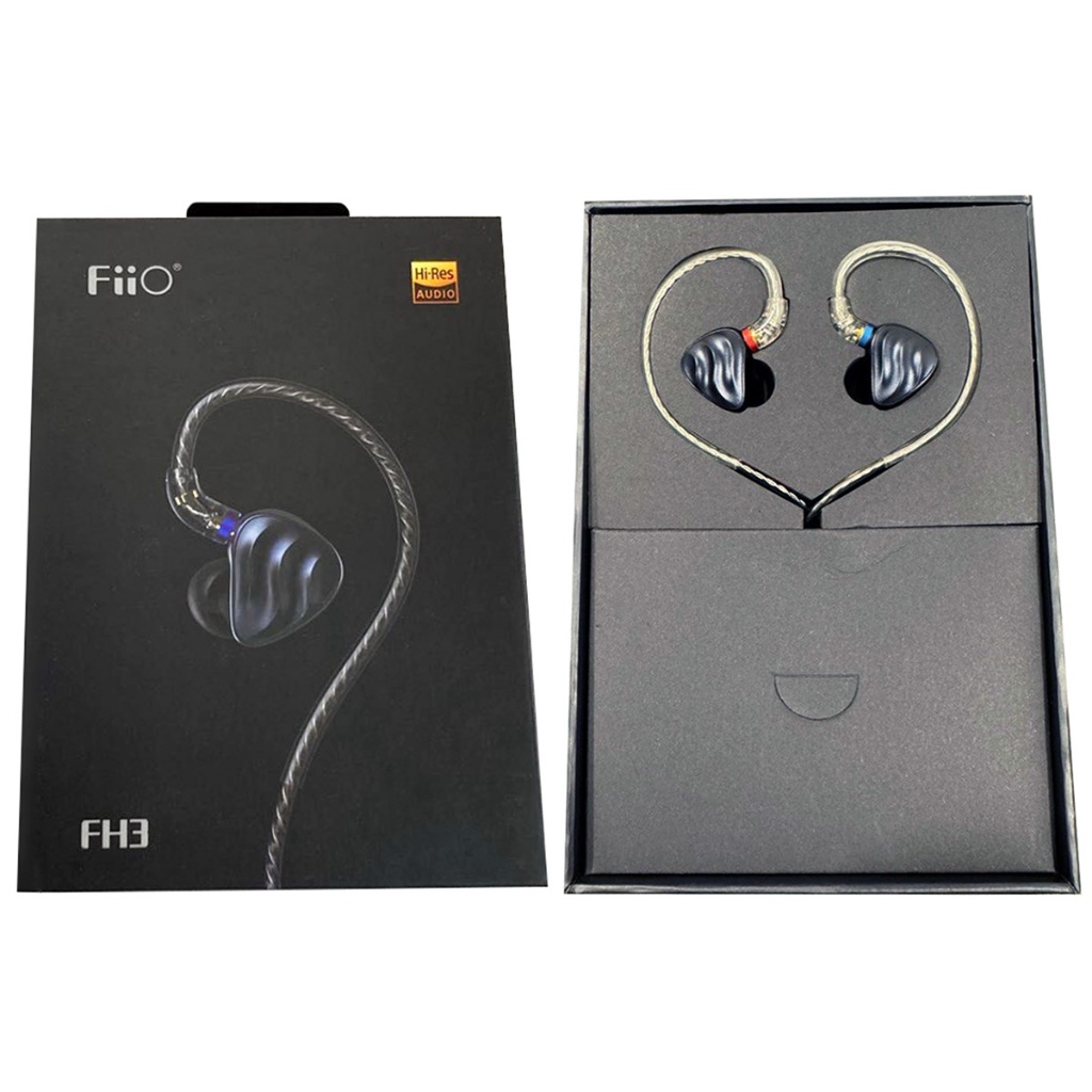 FiiO FH3 Hi-Res Triple Driver In-Ear Monitors 3.5mm Hybrid Earphones ...