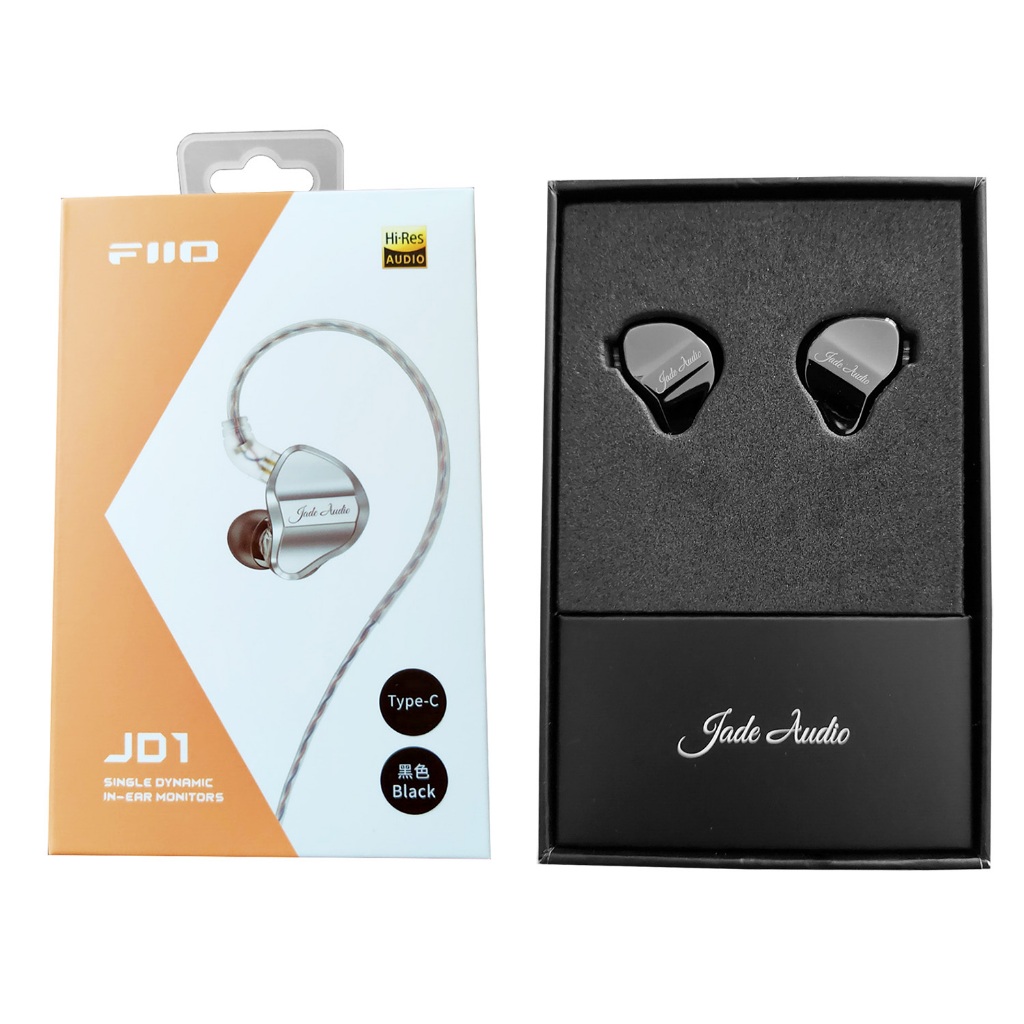 FiiO JD1 TC Single Dynamic In-Ear Monitors USB Type-C HiFi Earphones (Black) | Shopee Philippines