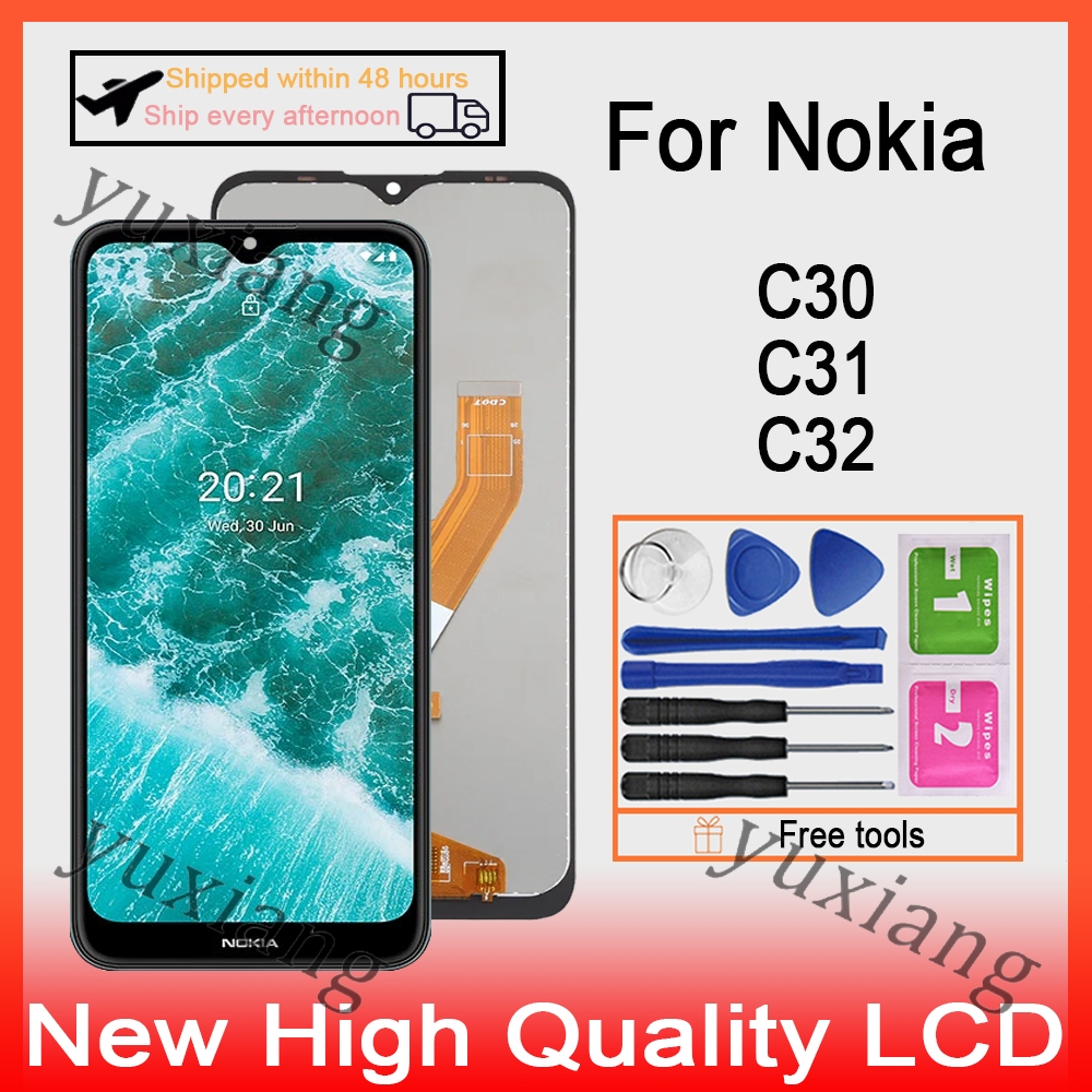 Original Nokia C30 C31 C32 LCD Display Touch Screen Replacement ...