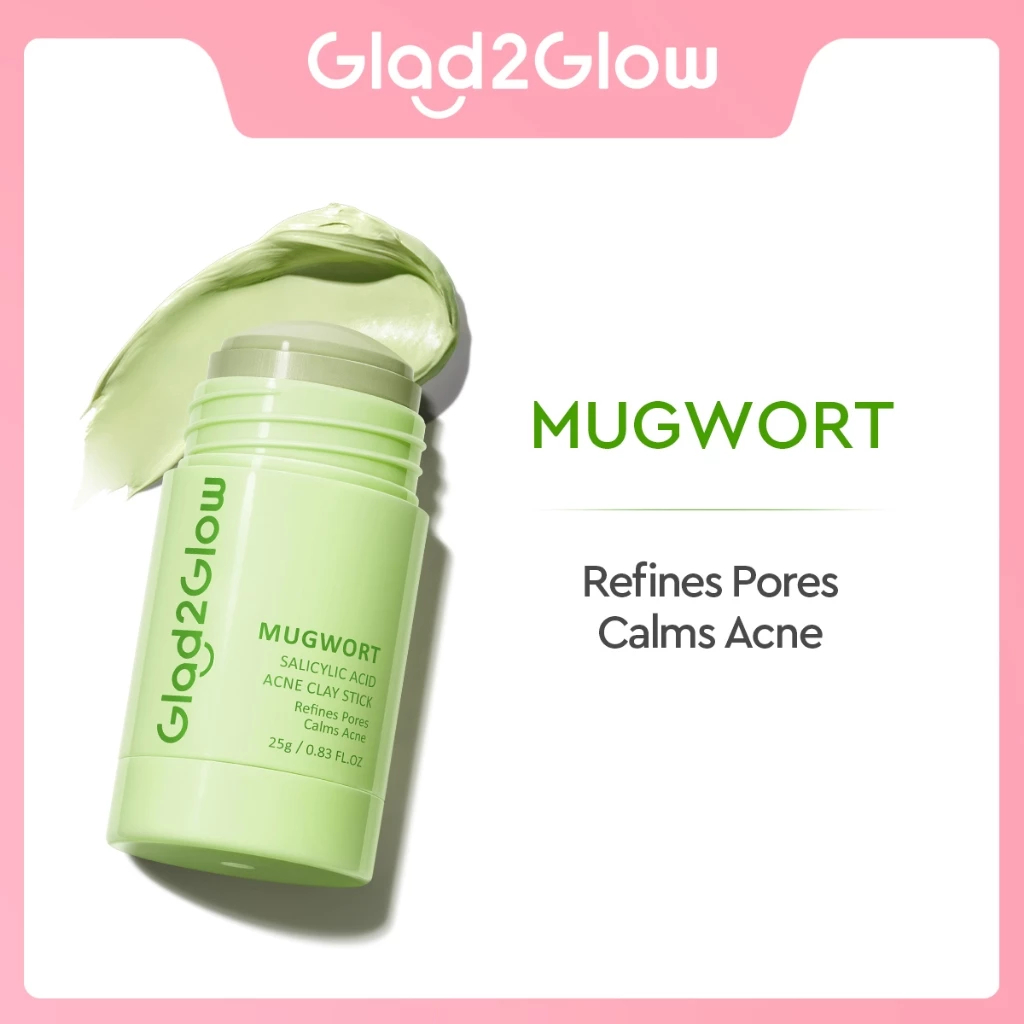 [G2G] Glad2Glow Anti Acne Mugwort Salicylic Acid Facial Mask Stick ...