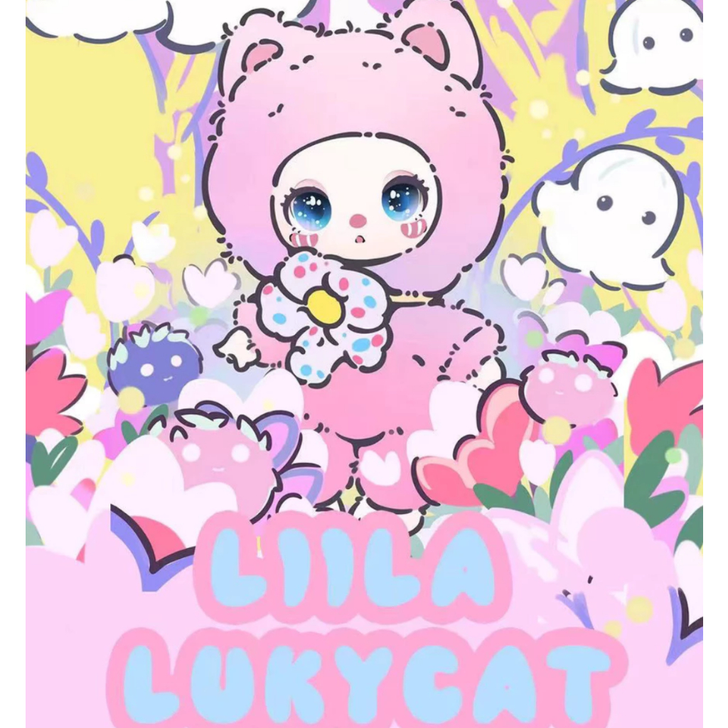 Random Box Liila Lucky Cat Blindbox doll Liila cat V1 Plush Toys ...