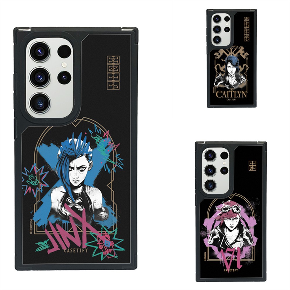 For Samsung S25 S24 S23 S22 Ultra Arcane Characters Jinx Case Galaxy ...