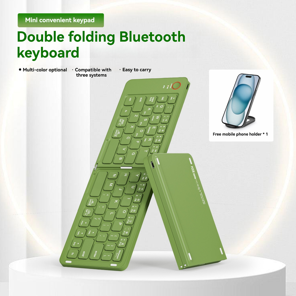 Wireless Foldable Bluetooth Keyboard Laptop Mobile Phone Office Mini ...