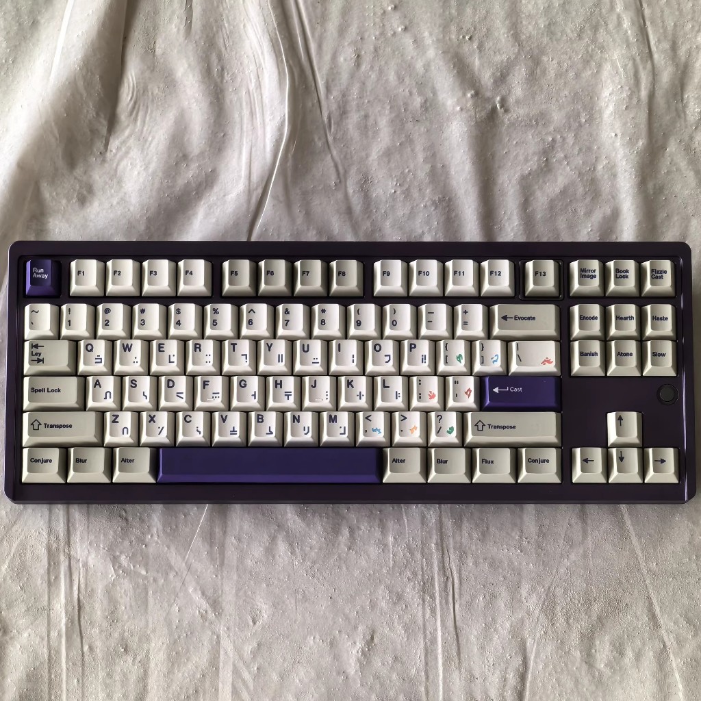 176 Key Spell Book Theme Keycap Set PBT Cherry Profile Key Cap For MX ...