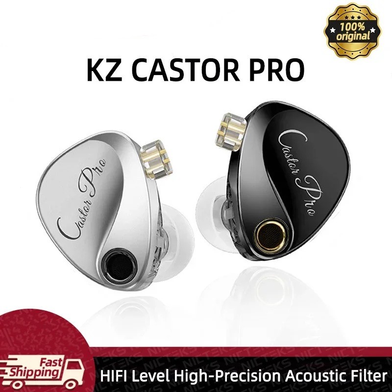 KZ Castor PRO In Ear Earphone Dynamic High-end Tunable Earphones HiFi ...