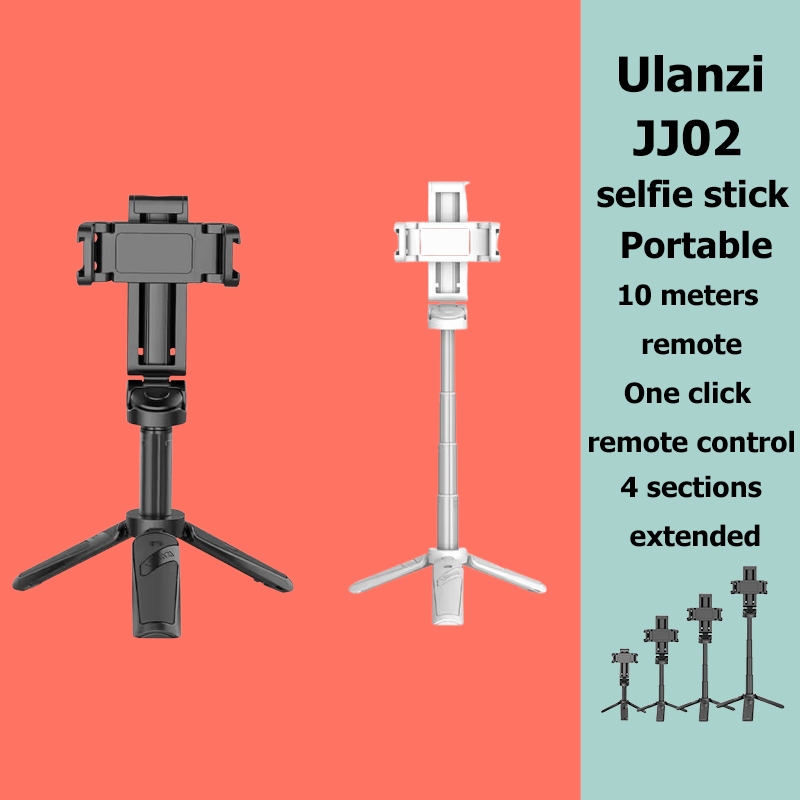Ulanzi JJ02 Tripod with Remote Folded Wireless Selfie Stick for ...