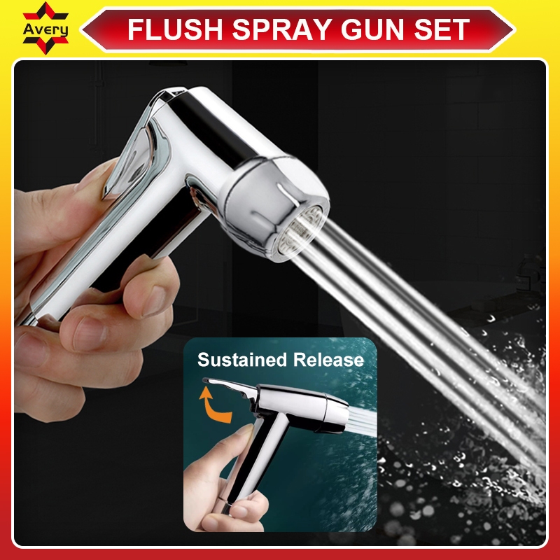 Flush spray gun set pressurized Flusher Toilet high pressure spray gun ...