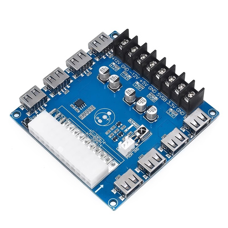 Le Introducing Module Power Supply Output Cable ATX Adapter Board Power ...