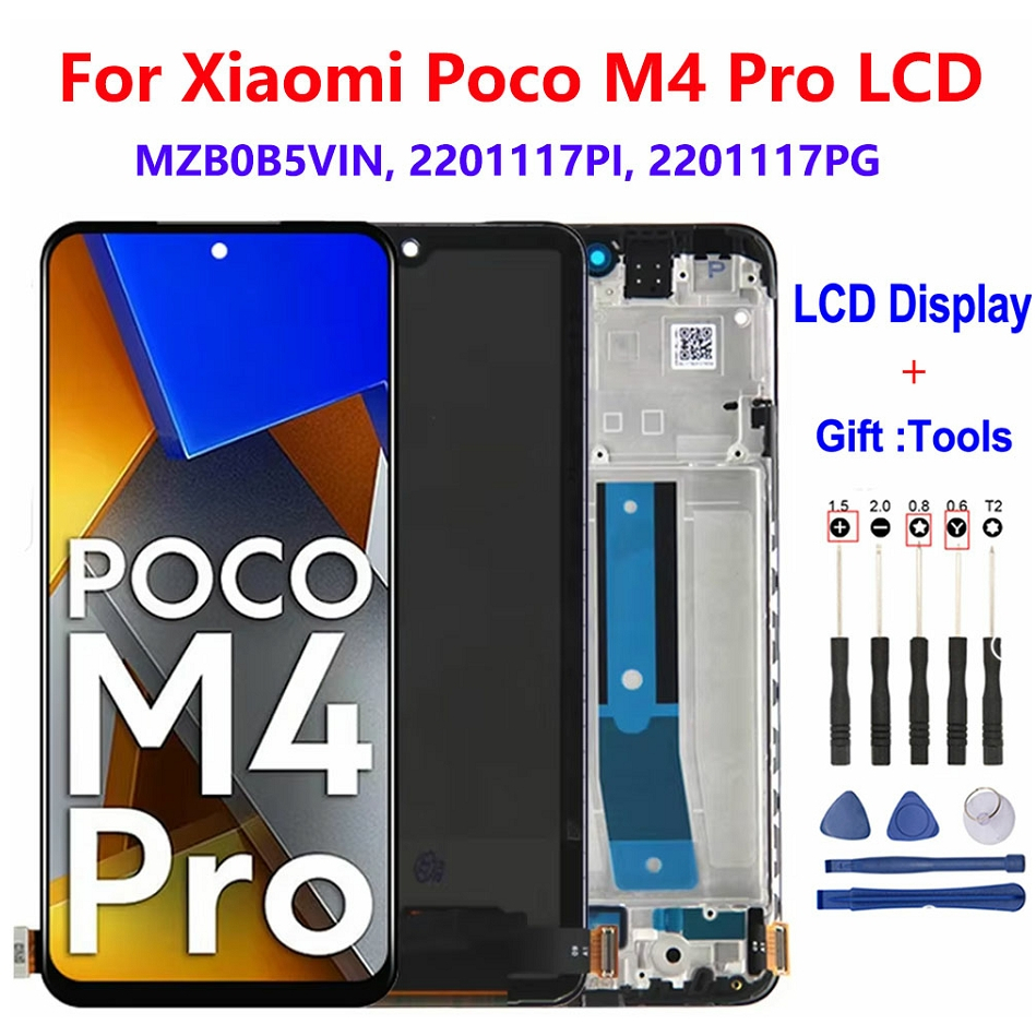 AMOLED Screen For Xiaomi Poco M4 Pro 5G LCD Display Touch Screen ...