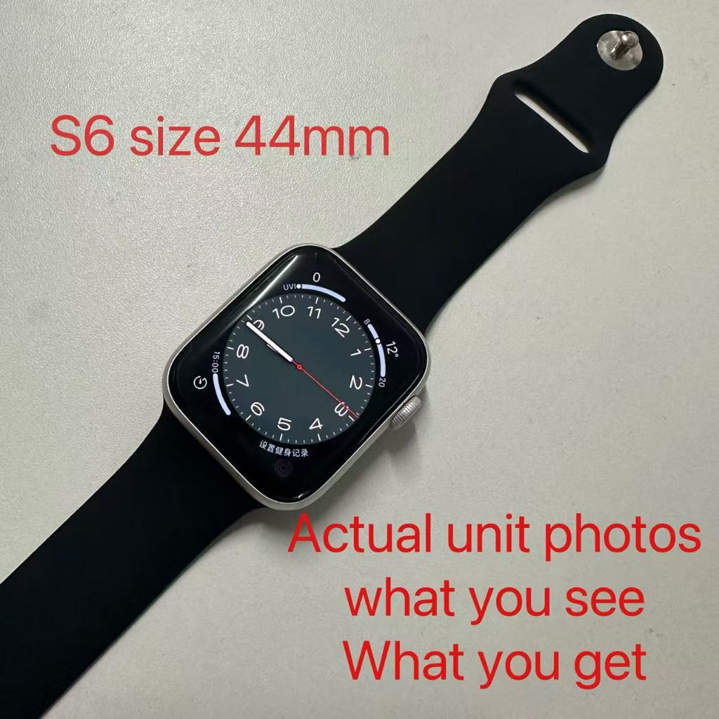 used series 6 44mm smart watch second hand 80% to 82% battery health s6 ...