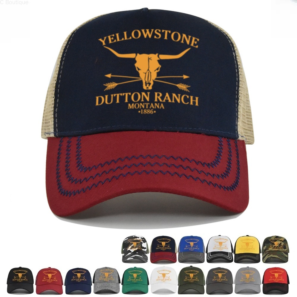 vintage cowboy cap snapback cap for men trucker hat net baseball cap ...