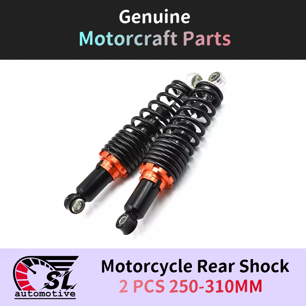 2pcs Motorcycle Rear Shock Universal 250mm 310mm Hydraulic shock ...