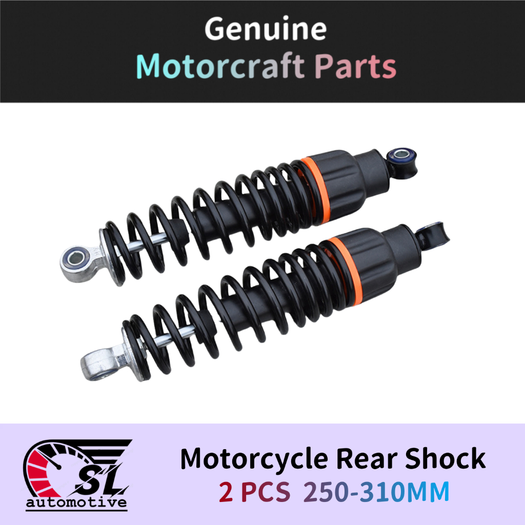 2PCS Universal 250mm 290mm 310mm E-Bike Motorcycle Rear Shock Hydraulic ...