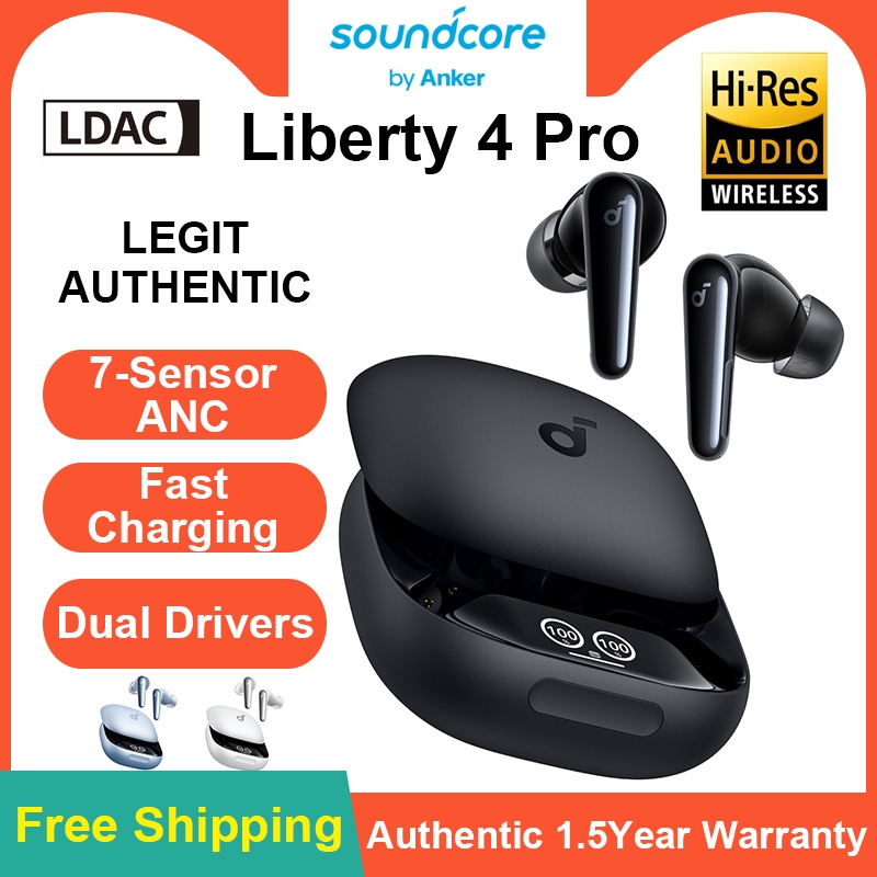 Original Anker Soundcore Liberty 4 Pro TWS Active Noise Cancelling True ...