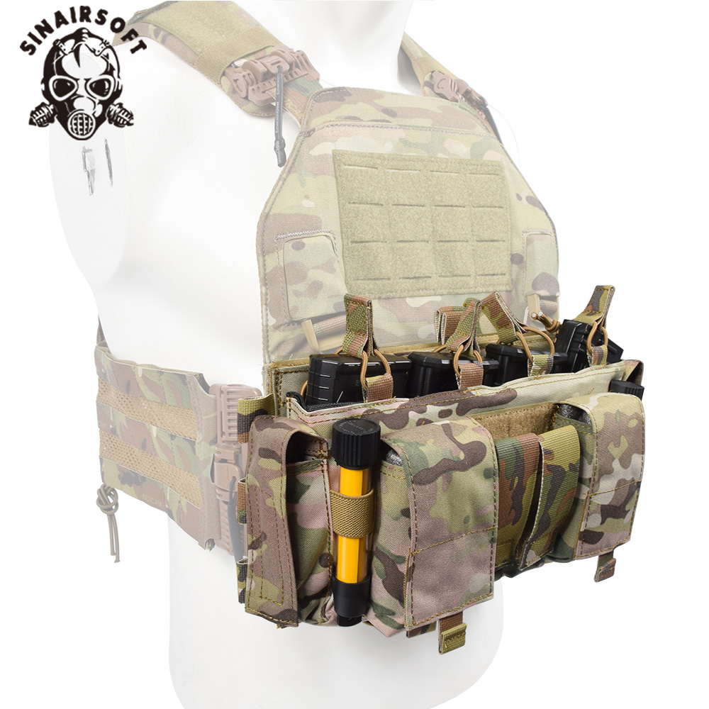 SINAIRSOFT Outdoor EM Universal Chest Hanging Magazine Bag with MF ...