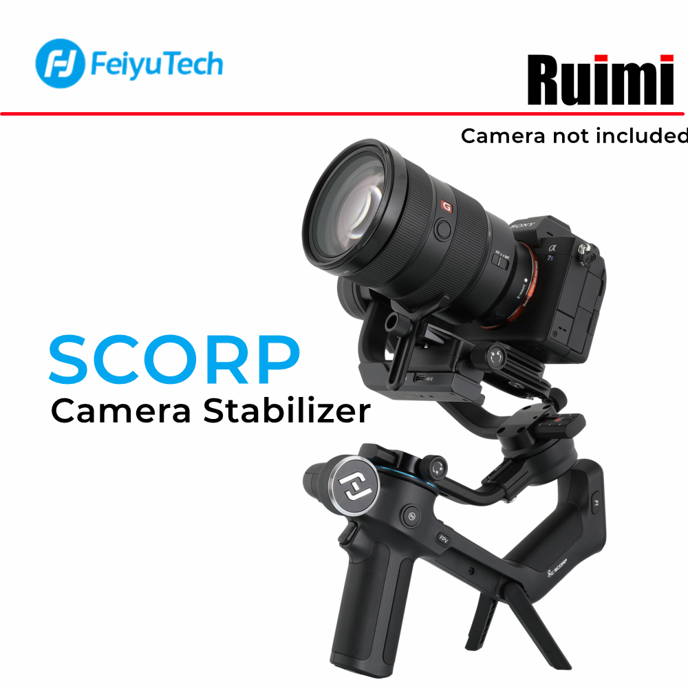 FeiyuTech Feiyu SCORP 3-Axis Handheld Gimbal Stabilizer Handle Grip With Tripod for DSLR Cameras ...