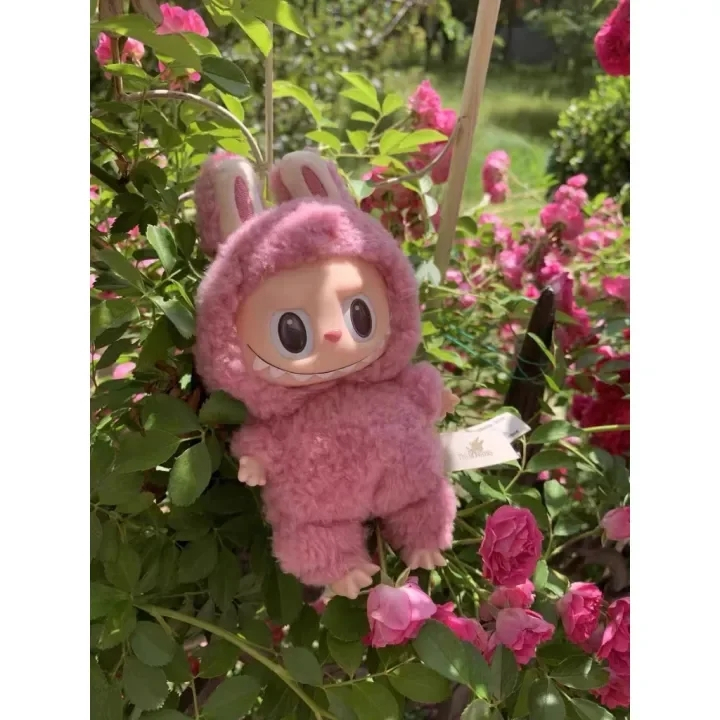 Vinyl Face Labubu V2 Doll Blind Box Pop Mart Labubu Dolls Sea Salt ...