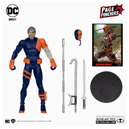 McFarlane DC Page Puncher Rebirth Deathstroke Damian Robin 1/12 Action ...
