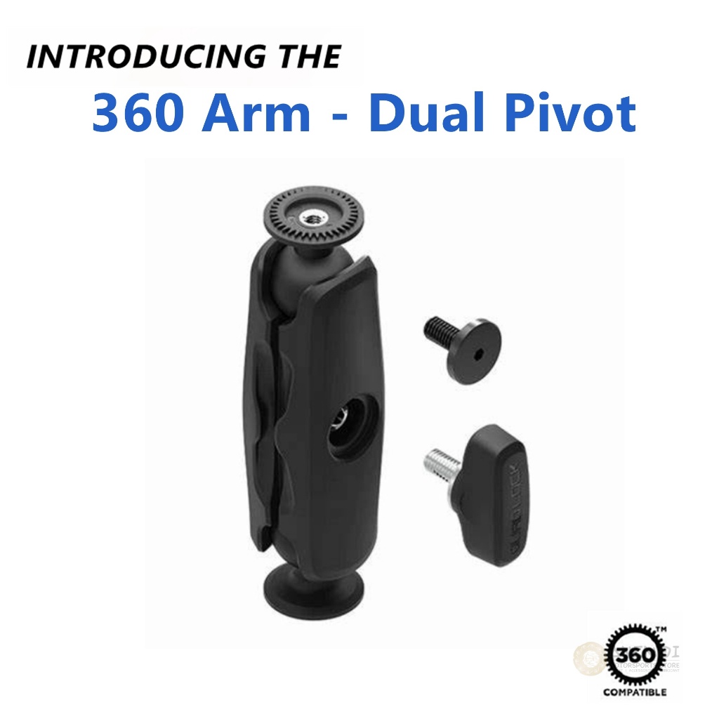 Quad Lock parts 360 products Arm medium - Dual Pivot phone mounts ...