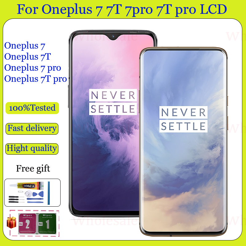 Original AMOLED For Oneplus 7 7T 7 Pro 7T Pro LCD Display Touch Screen ...