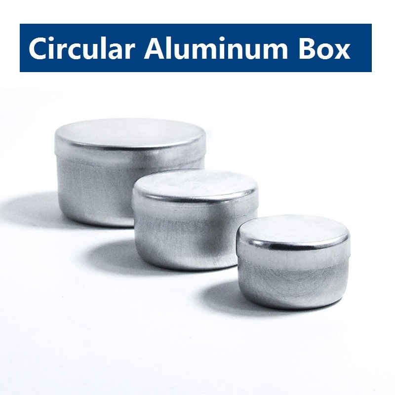 Aluminum Box Laboratory Round Die Casting Aluminum Soil Box Weighing ...