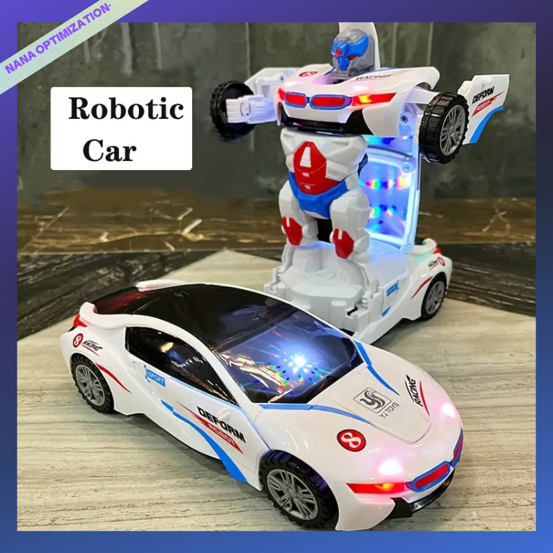 Children's toy car automatic transformation robot car toy car ...