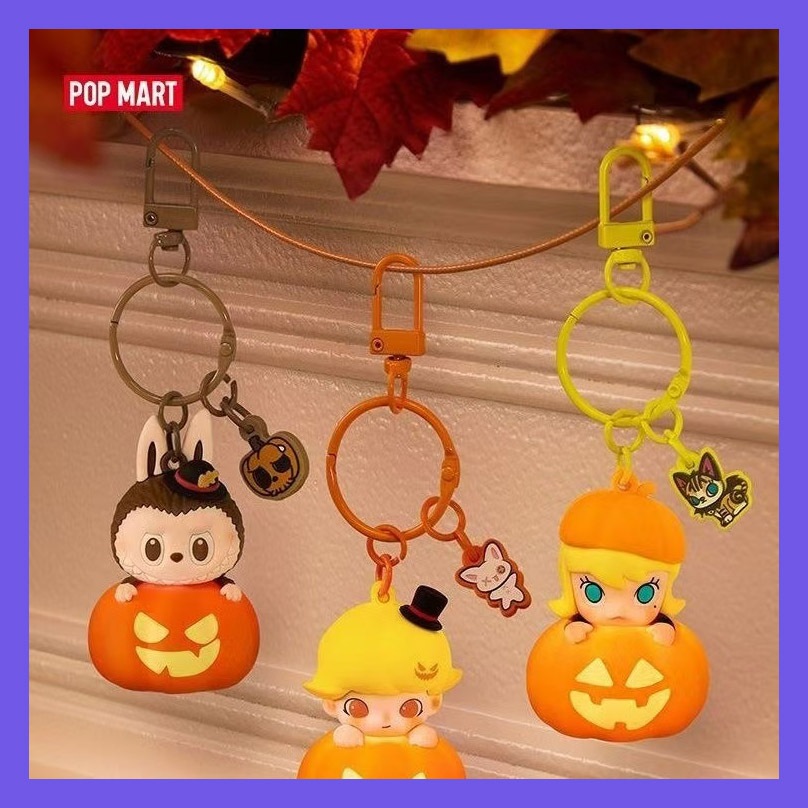 Popmart Halloween Party Series LABUBU MOLLY DIMOO Girls Backpack ...