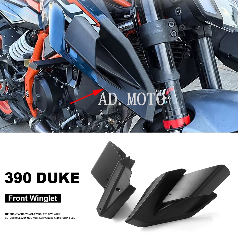 Motorcycle Side Downforce Naked Spoilers Fixed Winglet Fairing Wings ...