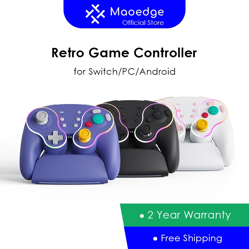 Maoedge Wireless Game Controller Bluetooth Gamepad with Wireless ...