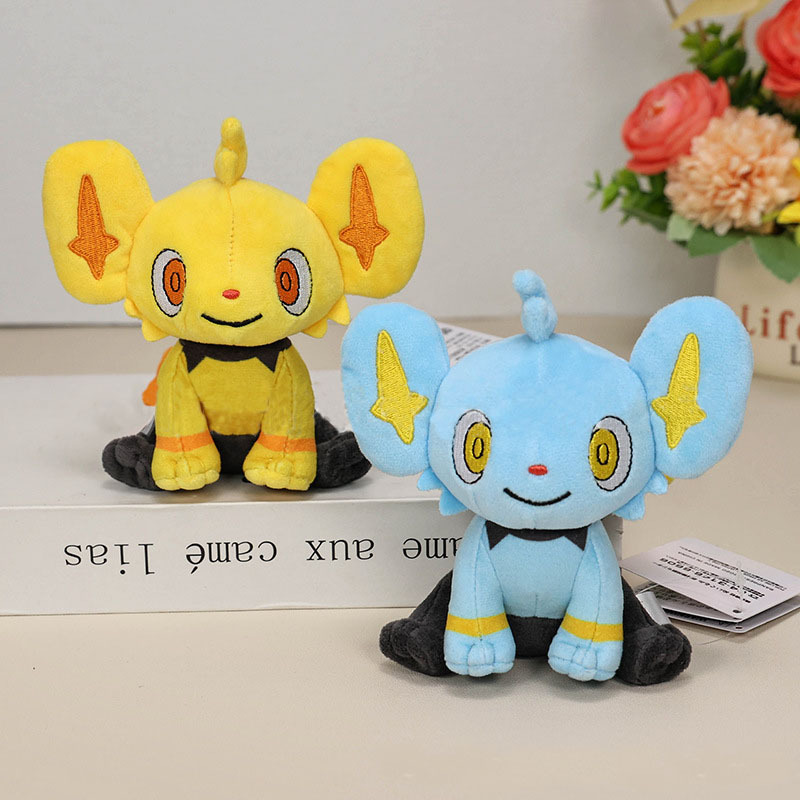 25cm Cartoon Pokemon Luxio Evolution Shinx Luxray Toys Doll Big Ear Cat ...