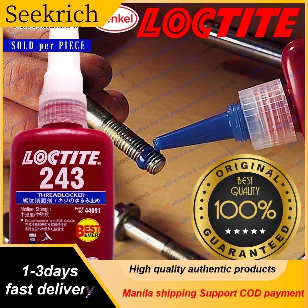 50ml Bolt & Nut Thread Locker Keeling 243 The Original Thread Locking ...