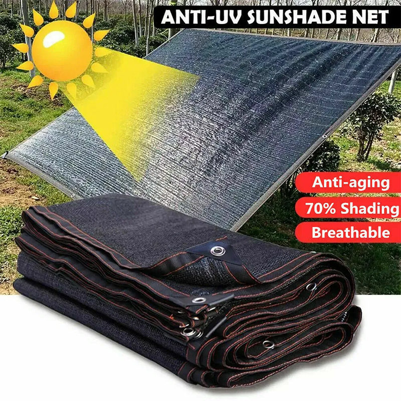 Black/Brown Sunshade net shade sunshade outdoor waterproof sun shade ...