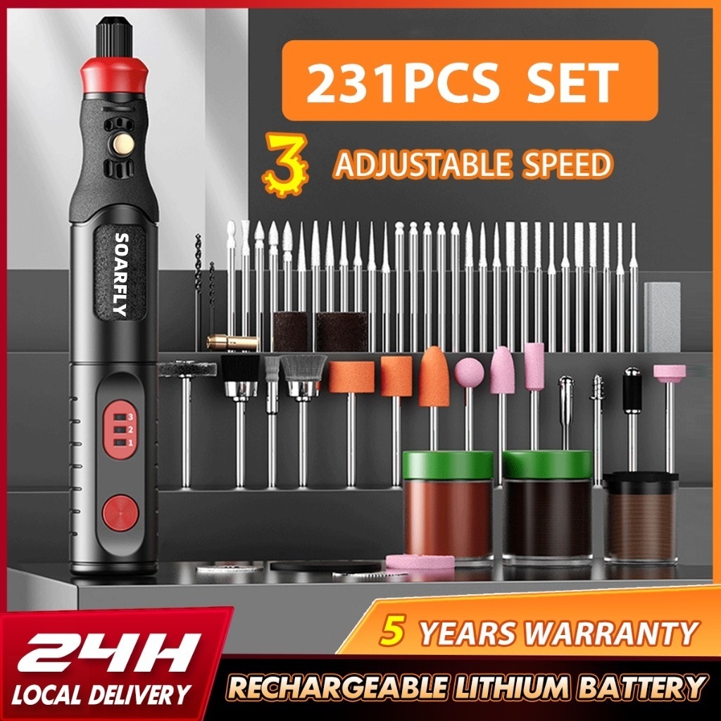 Mini Electric Grinder Small Mini Drill Set USB Charging Multipurpose ...