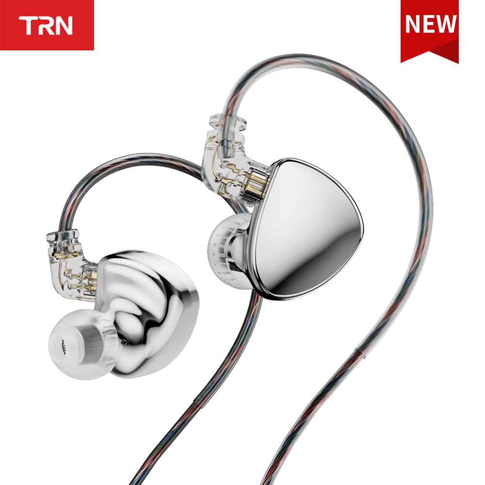 TRN MT5 10mm Dual Cavity Dynamic Driver IEM HiFi Earphone with High ...