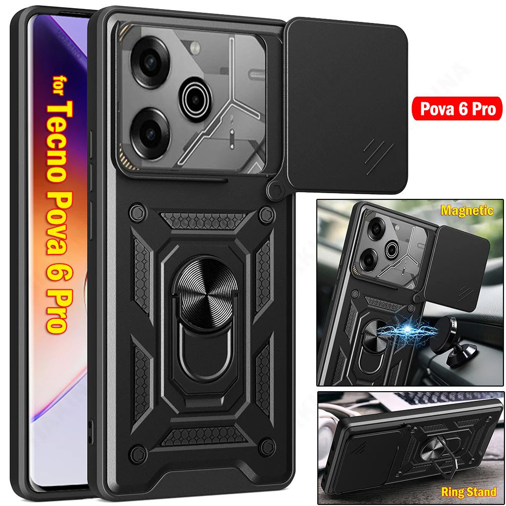 Slide Camera Lens Case TECNO Pova 7 Ultra 6 5 4 Pro 3 Neo 2 Casing ...