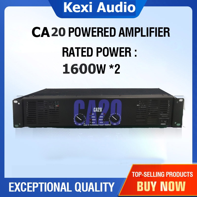 CA20 Professional amplifier, two channels, 1600W high-power 8 ohms, audio amplifier | Shopee ...