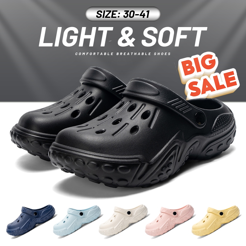 COD New Clogs kid's Sandals Sports and Leisure Sandals black shoes for ...